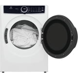 ELFE7637AW 27" Electric Front Load Dryer with 8 cu. ft. Capacity ...