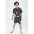 Disney Mickey Mouse Pluto Vintage Drop Shoulder T-Shirt and Shorts ...