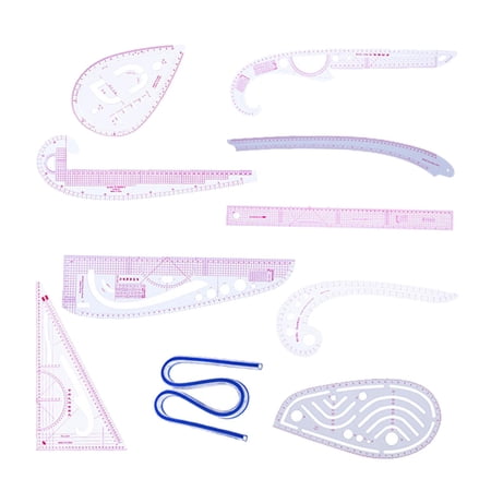 Ruler Set Vary Curve French Curve Pattern Grading Rulers Curve Stick ...
