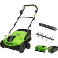 Worx WG850 12 AMP 14" Walk Behind Electric Dethatcher - Walmart.com