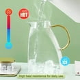 1.8L Glass Pitcher with Stainless Steel Gold Lid - Ideal Fridge Door ...