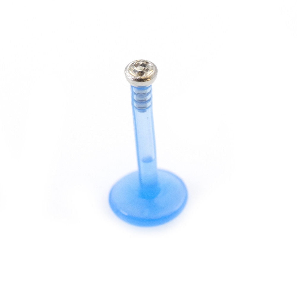 Click here for Bodyjewelryonline Push In Labret Bioflex With Cubi... prices