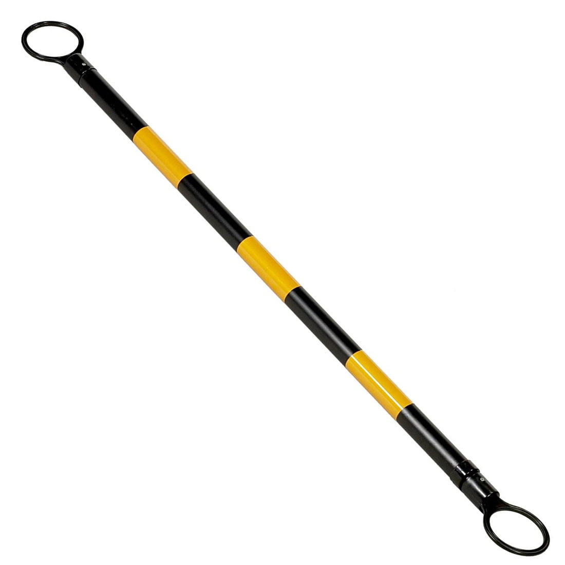 PVC Retractable Cone Bars, Black/ Yellow - 53" to 84" / 20 - Walmart.com