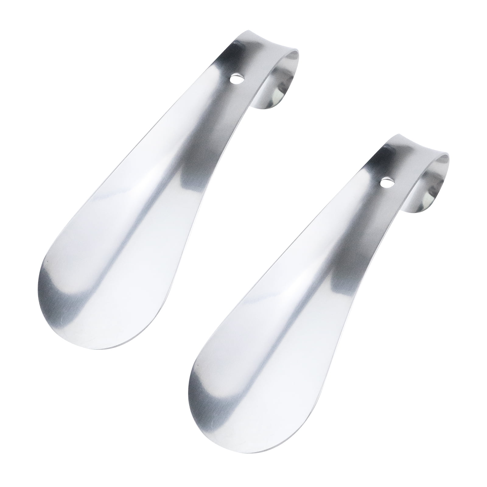 LC LICTOP 2Pcs Shoe Horns Stainless Steel Shoe Helper Stick Shoe Spoon ...