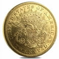$20 Gold Double Eagle Liberty Head Type II - Almost Uncirculated AU (Random Year, 1866-1876 ...