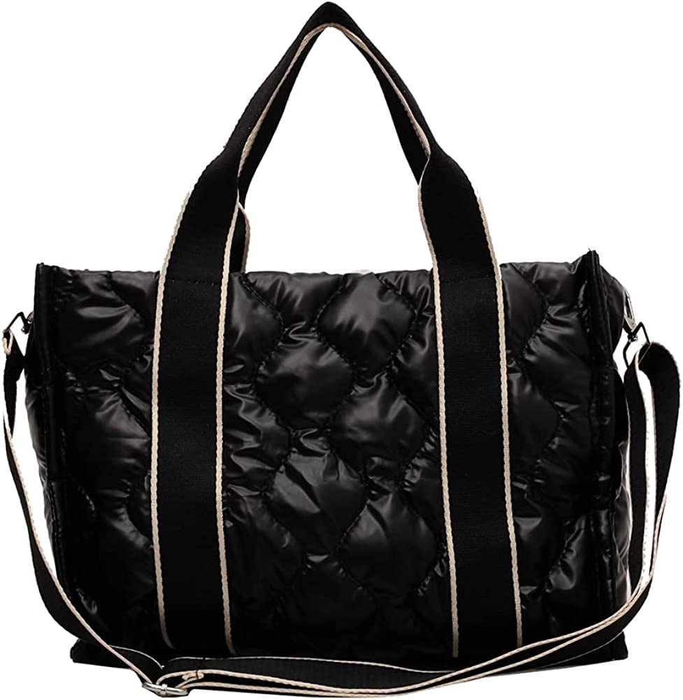 CoCopeaunt Puffer Tote Bag for Women Quilted Padded Handbag Puffy Tote ...