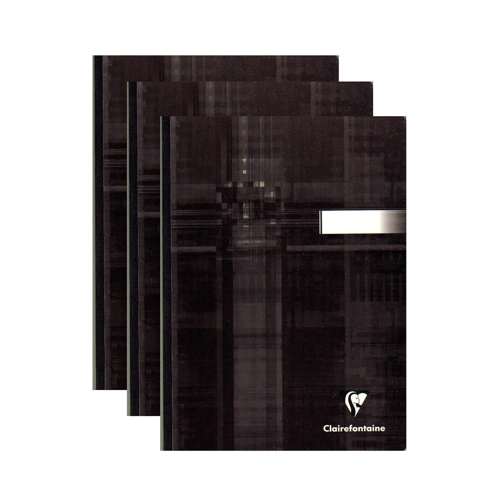 Cloth-bound Notebooks 6 in. x 8 1/4 in., ruled, 96 sheets (pack of 3 ...