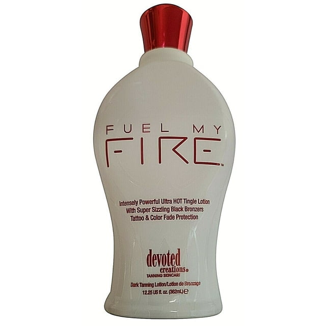 Devoted Creations Fuel My Fire Hot Black Bronzer Tingle Tanning Lotion ...