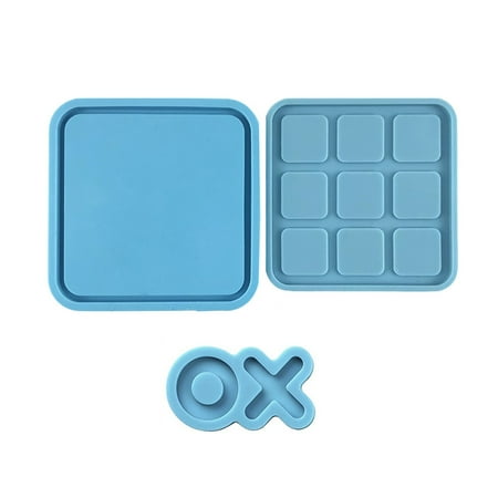 Redempat Tabletop Checkerboard Silicone Molds Decoration DIY Resin Mold ...