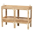 bali & pari Lombok Rattan BOHO Console Tables, Natural Brown - Walmart.com