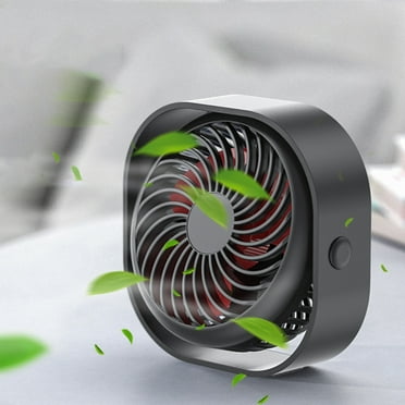 4-inch mini metal fan USB Desk Fan Small Personal Air Circulator Fan ...