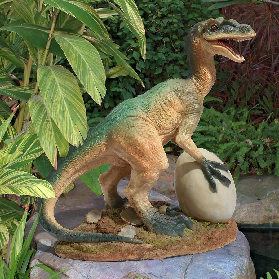 Design Toscano The Egg Beater Raptor Dinosaur Statue - Walmart.com