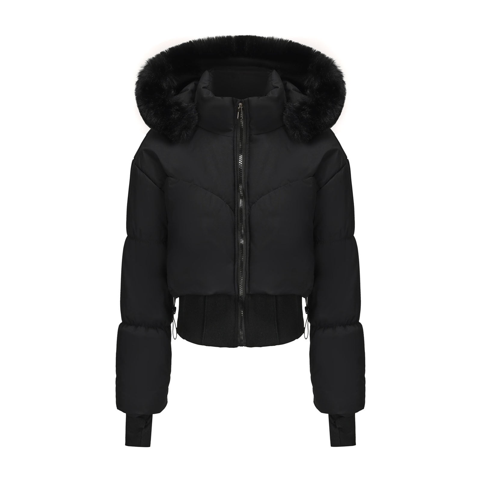 Click here for Amzcrzy Down Jacket Womens Solid Color Thumb Hole... prices