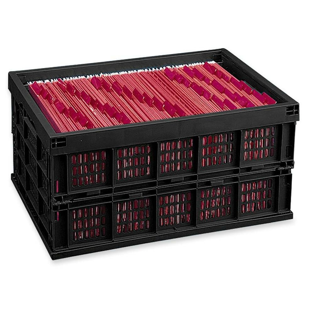 QuickCrates Folding Filing Crate - Walmart.com