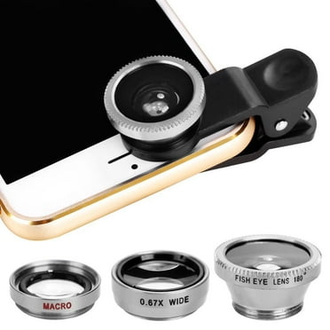 Universal Clip-On 3-in-1 Camera Lens - Walmart.com