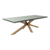 ZUO Suan Rectangular Dining Table Gray - Walmart.com