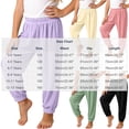 BXSRUTA Kids Ribbed Jogger Pants Elastic Waist Cuffed Ankle Casual ...