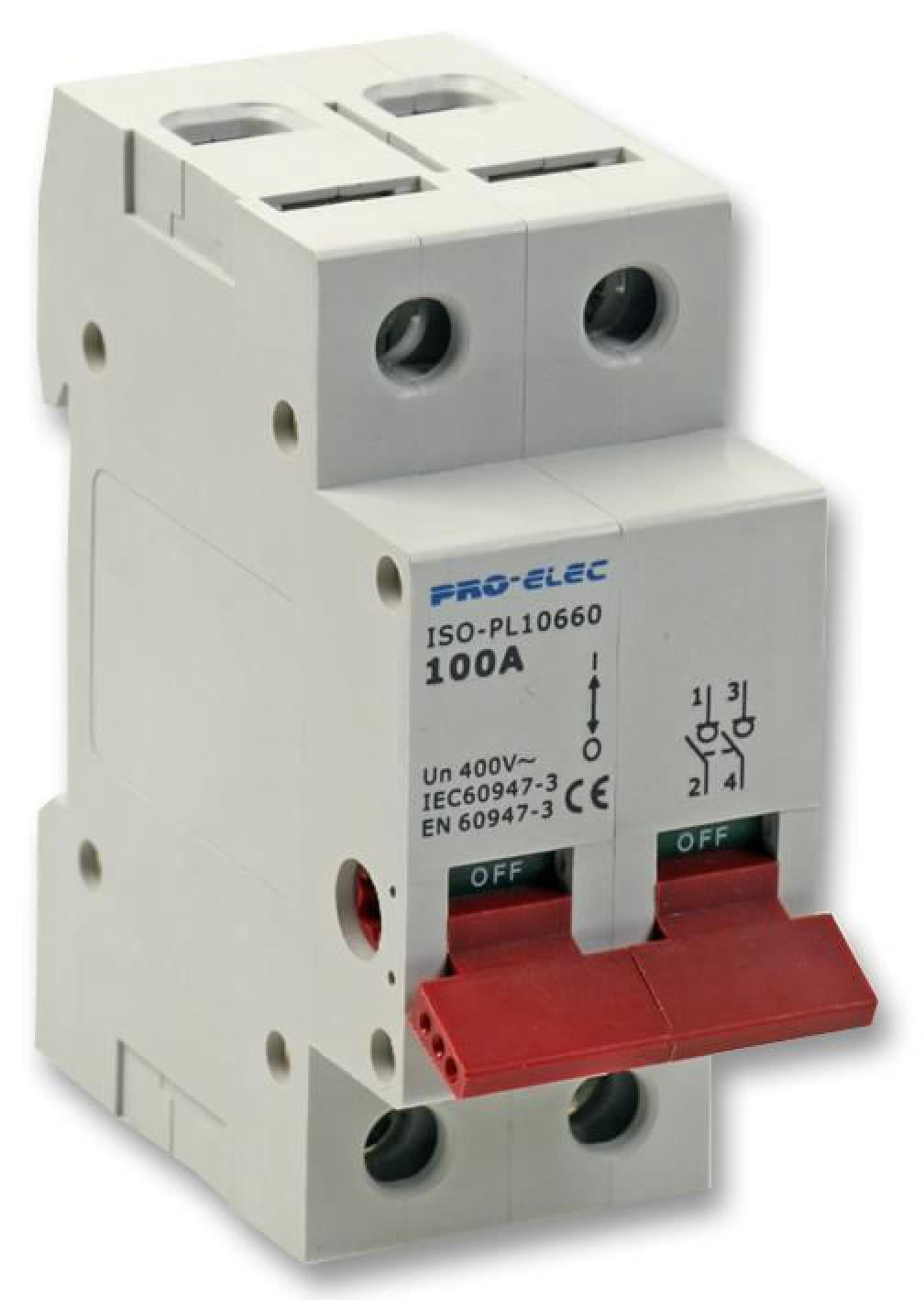 PRO ELEC - 100A DP Incomer Main Switch Isolator - Walmart.com