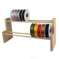 Ribbon organizer, Wood Display Ribbon Holder Rack Storage Organiser ...