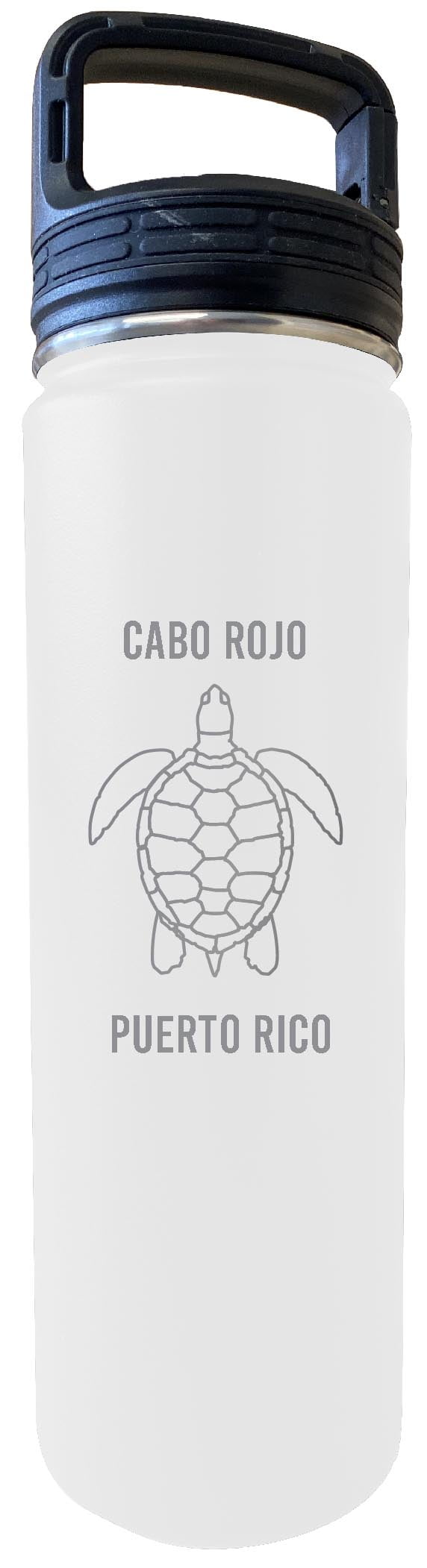 Cabo Rojo Puerto Rico Souvenir 32 Oz Engraved White Insulated Double ...