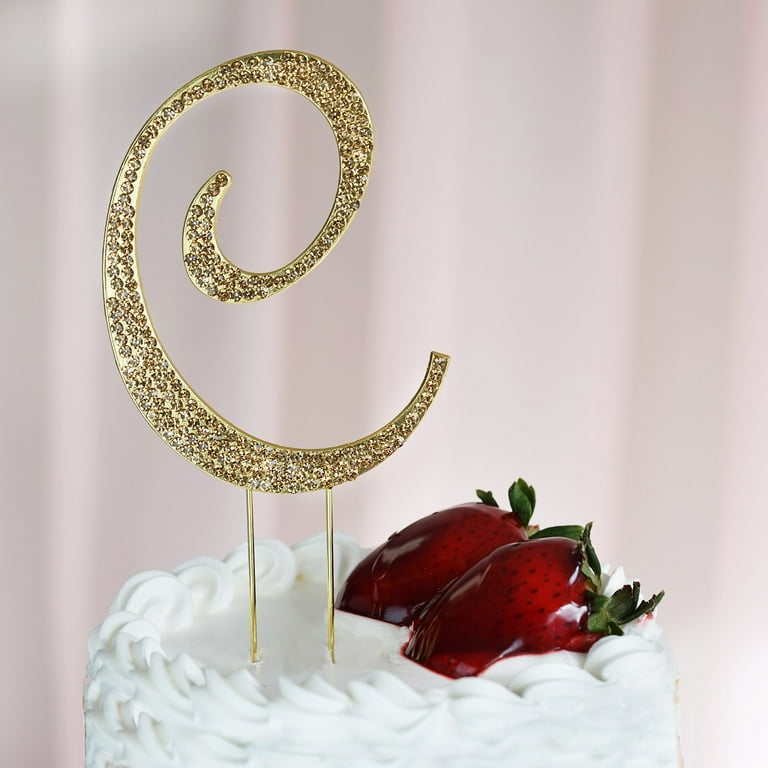 Monogram Wedding Cake Toppers C
