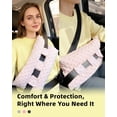 Seat Belt Pillow for Mastectomy Post Surgery, Ultra Soft, Hysterectomy ...