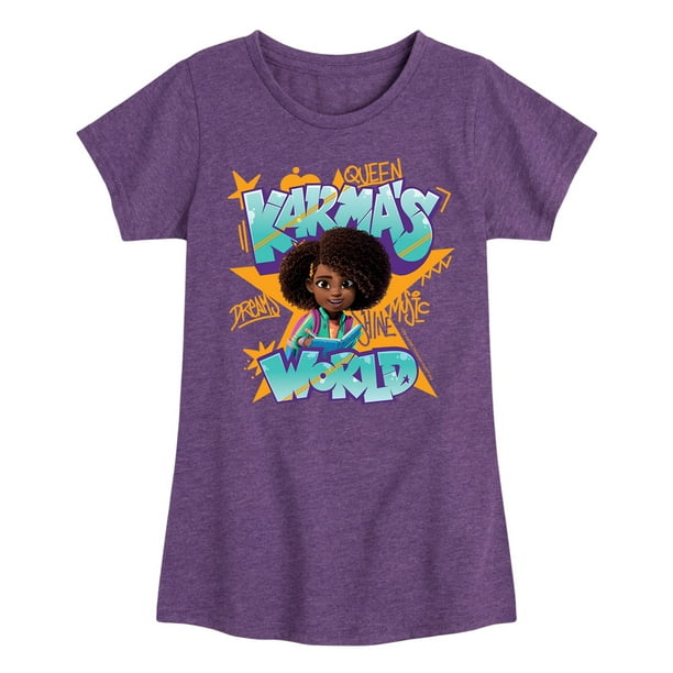 Karmas World - Toddler And Youth Girls Short Sleeve Graphic T-Shirt ...