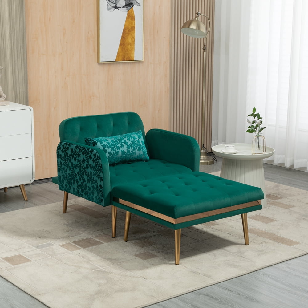 3-in-1 Futon Sofa Bed Chair,Convertible Sofa Sleeper,Chaise Lounge ...