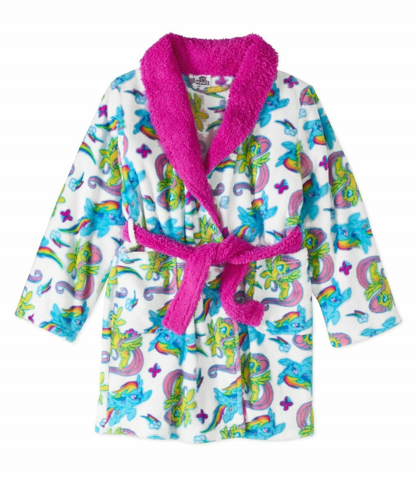 My Little Pony Bathrobe Bath Robe Pajama Girl Size 6 - Walmart.com