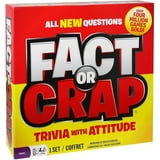 Fact or Crap Knowledge Board Game, 140 Cards, 200 Tokens, 1 Sand Timer ...