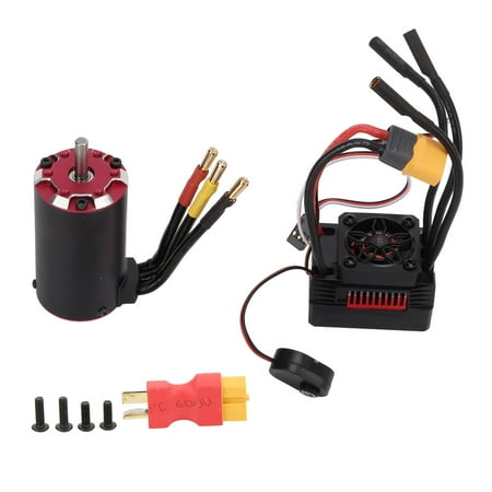 3665 Brushless Motor, 4 Pole RC Brushless Motor ESC Aluminum Shell ...