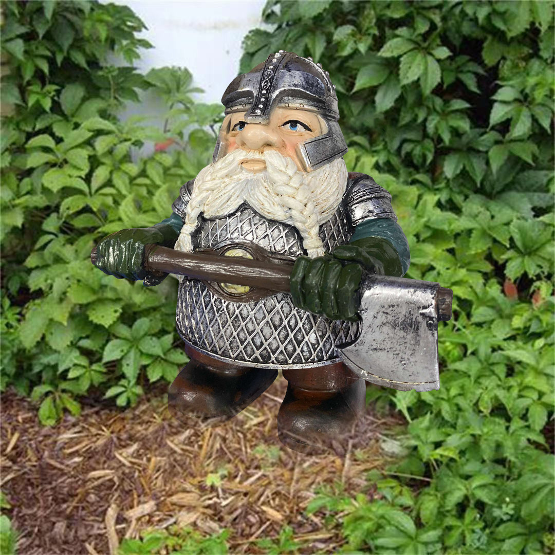 WREESH Nordic Nose Dwarf Statue Dwarf General Resin Decoration Dwarf ...