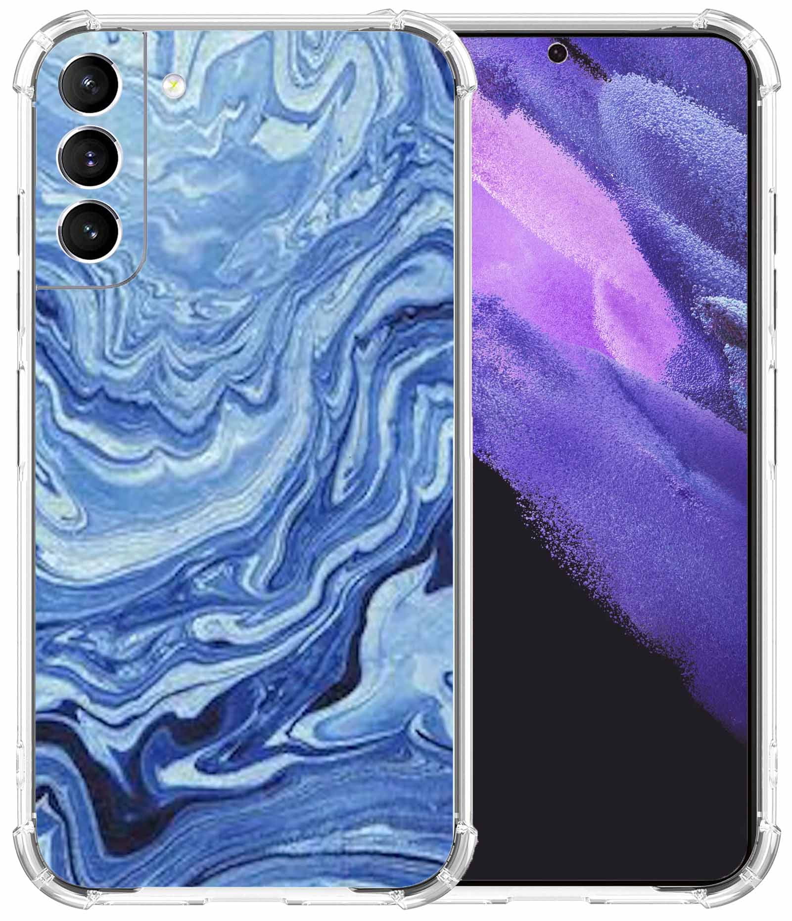 Blue Swirl Case for Samsung Galaxy S23 Plus ,Aesthetic Art Design ...
