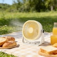 Desk Fan USB Fan with Adjustable Speeds Portable Mini Fan for Office ...