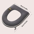 Agiufgs Toilet Seat Cushion 42 X 14.96 in, Waterproof and with Handles ...