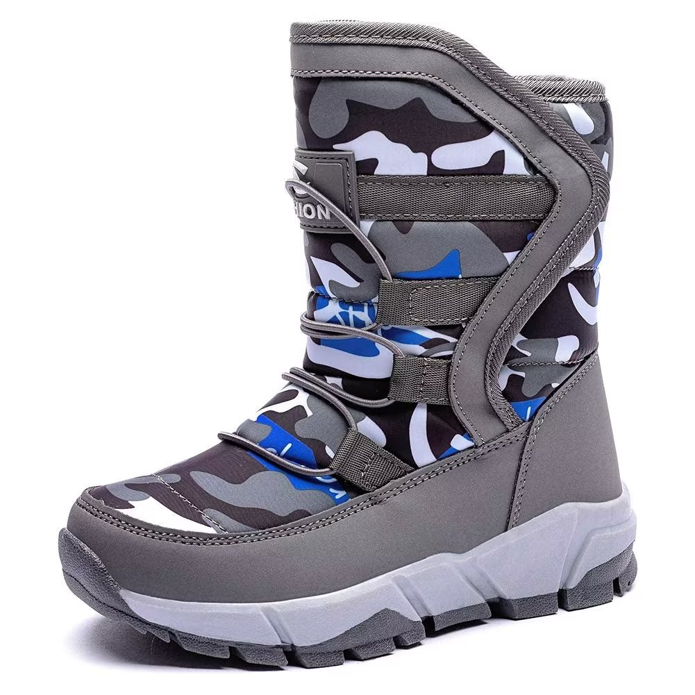 HOBIBEAR Boys Snow Boots Waterproof Outdoor Warm Slip Girls Winter