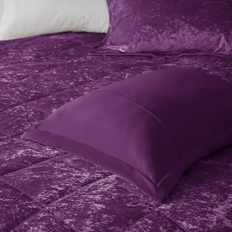 Purple Velvet Bedspread