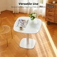 32" Tulip Table Small Pedestal Table for 4 Modern Square Dining Room ...