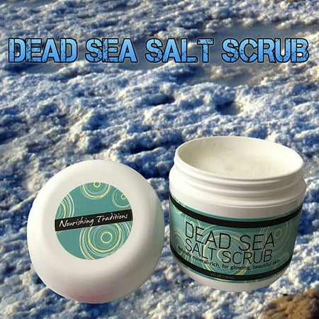Dead Sea Salt Scrub for Glowing Skin infused Body Scrub with Dead Sea ...