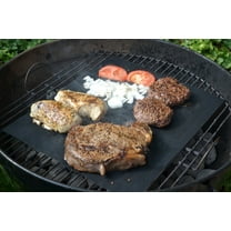 Outdoor Barbeque Cooking: Heavy Duty Non-Stick Reusable BBQ Grill Mat ...