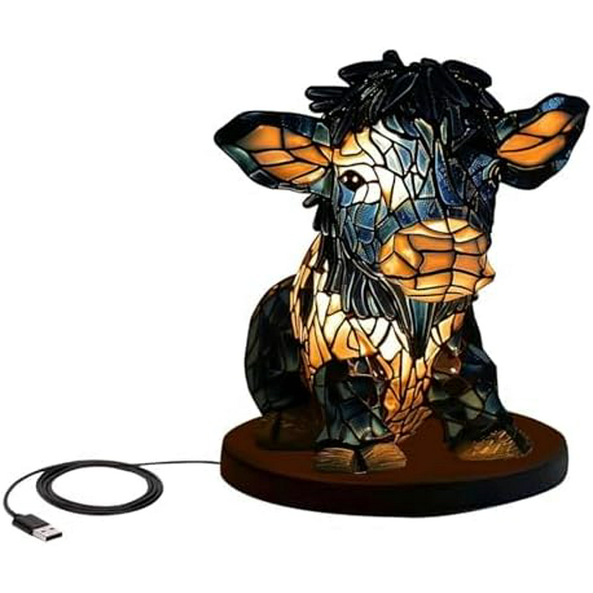 Click here for Chenxiayu Cute Cow Night Lamp For Desk  Stained Gl... prices