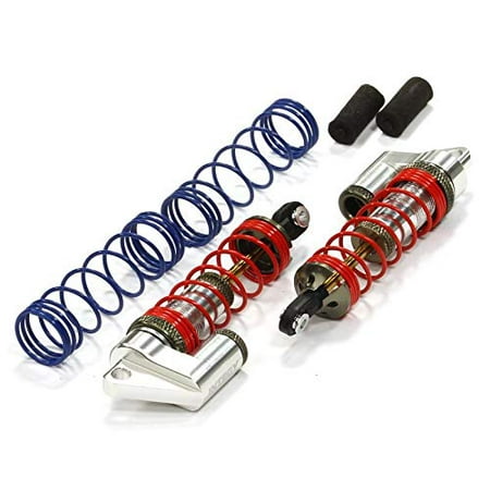Integy RC Model T7963SILVER MSR9 Front Piggyback Shocks for Traxxas 1/ ...
