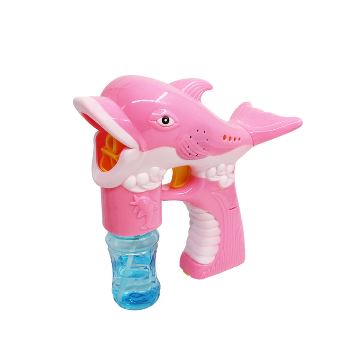Dolphin Musical LED Light Up Bubble Gun, Machine Blower for Kids ...