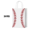 24 PCS Baseball Gift Bags Baseball Goodie Bags with Handles Baseball ...