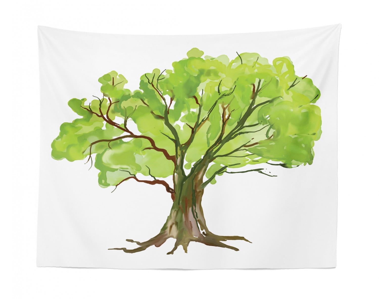 Family Tapestry, Vintage Style Family Tree with Members Avatars ...