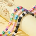 1 Bag 3 Strands 3 Style Handmade Polymer Clay Beads Strands Cube Mixed ...