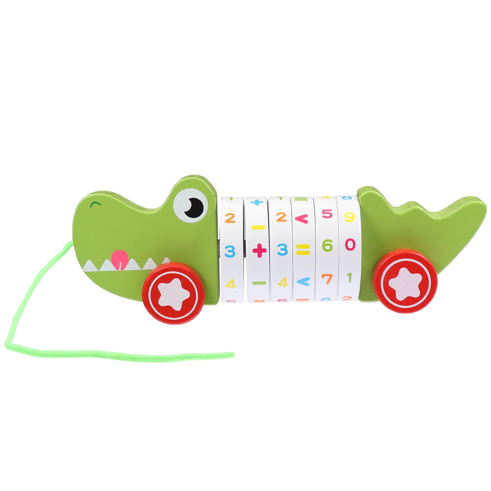 Wooden pull along toy Crocodile Toy Kid Pull Toy Children's Pulling Toy ...