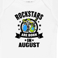 Inktastic Rockstars Are Born in August Birthday Boys or Girls Baby ...