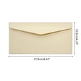 50 Pcs Colorful Envelopes 8.6x4In Mailing Envelope for Business ...