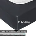 Bed Skirts Extra Deep Ingenious Box Spring Cover Jersey Knit & Stretchy ...